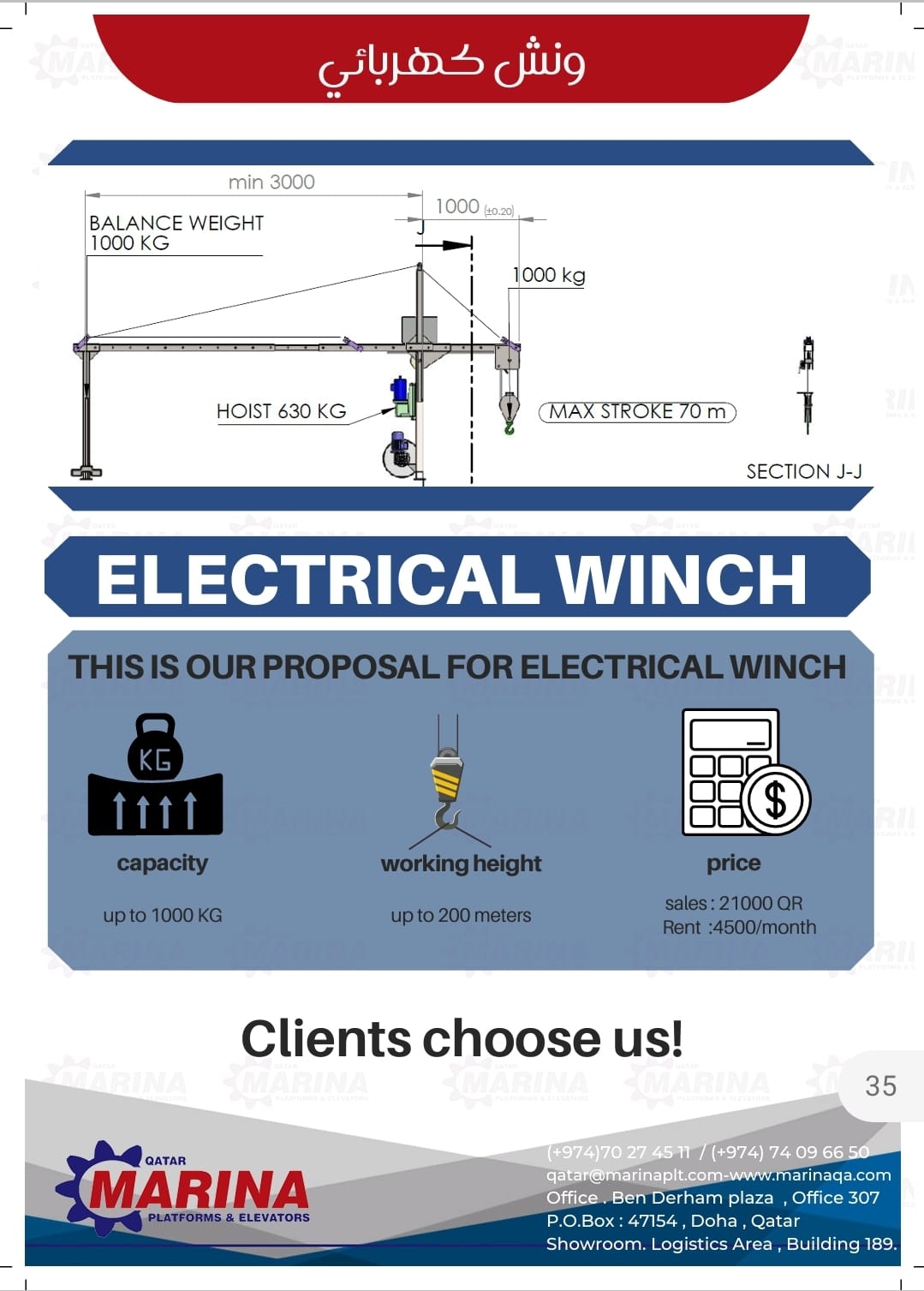 Winches – Marina Platforms & Elevators